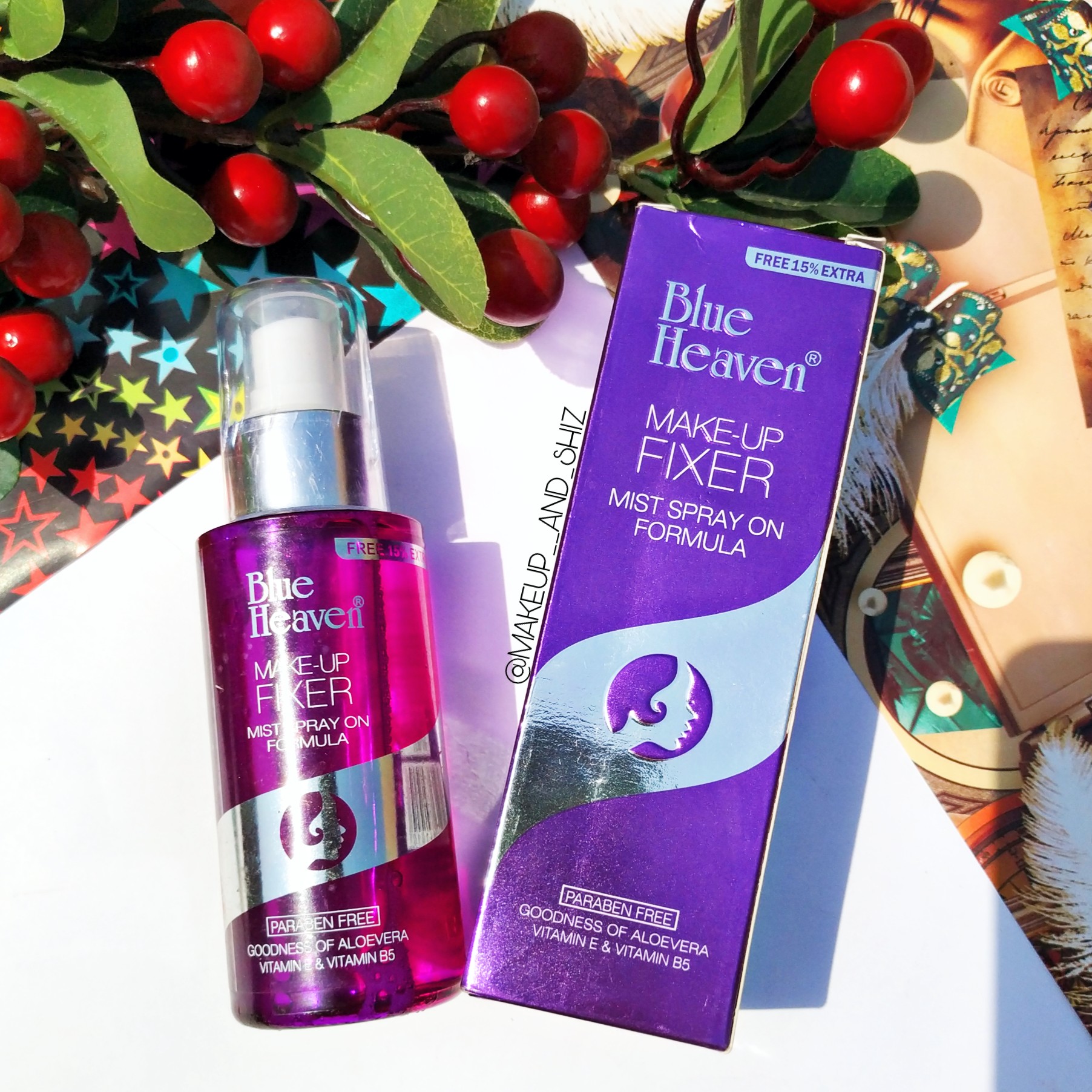 Blue Heaven Makeup Fixer – Review. – Makeup And Shiz